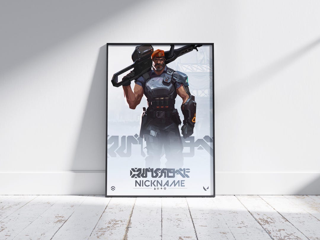 Valorant Brimstone Personalized Poster |valorant Gift| Valorant Poster ...