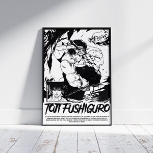 Jujutsu Kaisen Toji Fushiguro Anime Poster Print,buy 1 Get 1 Free ...