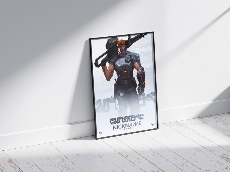 Valorant Brimstone Personalized Poster |valorant Gift| Valorant Poster ...
