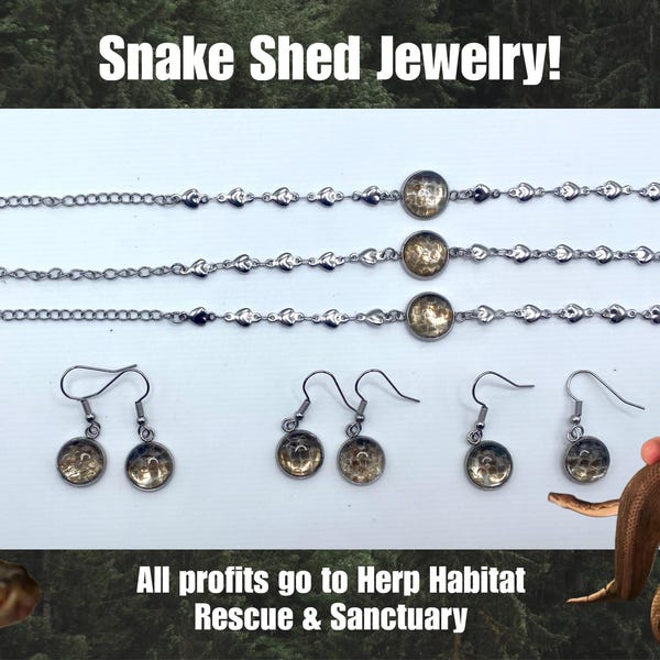 Snake Shed Jewelry - Etsy