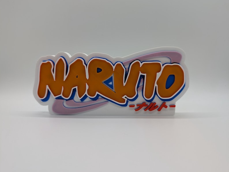 Naruto Anime Logo Display Sign - Etsy