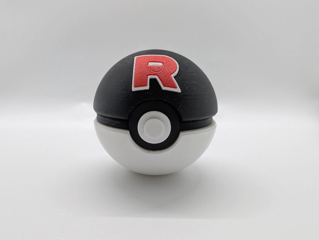 Pokemon 3D Printed Team Rocket Pokeball - Etsy