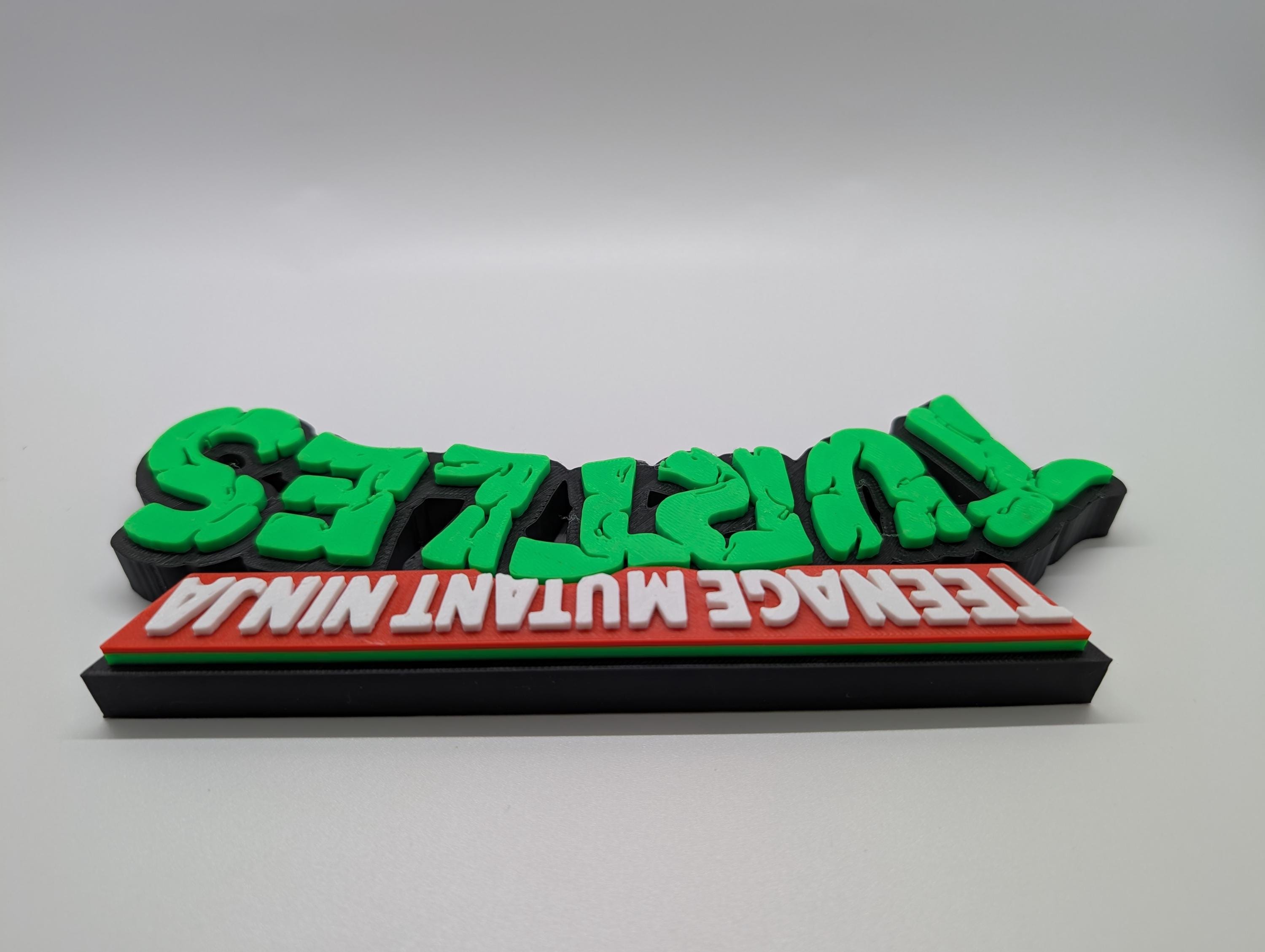 Teenage Mutant Ninja Turtles (TMNT) Logo Display Sign - Etsy