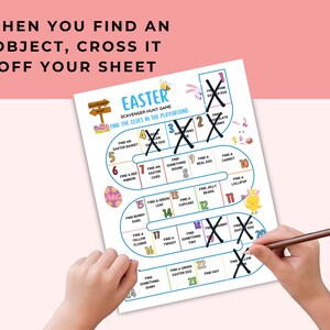 Printable Easter Scavenger Hunt Clues, Outdoor Game for Kids ...