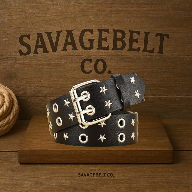 Aesthetic Studded Belt - Etsy