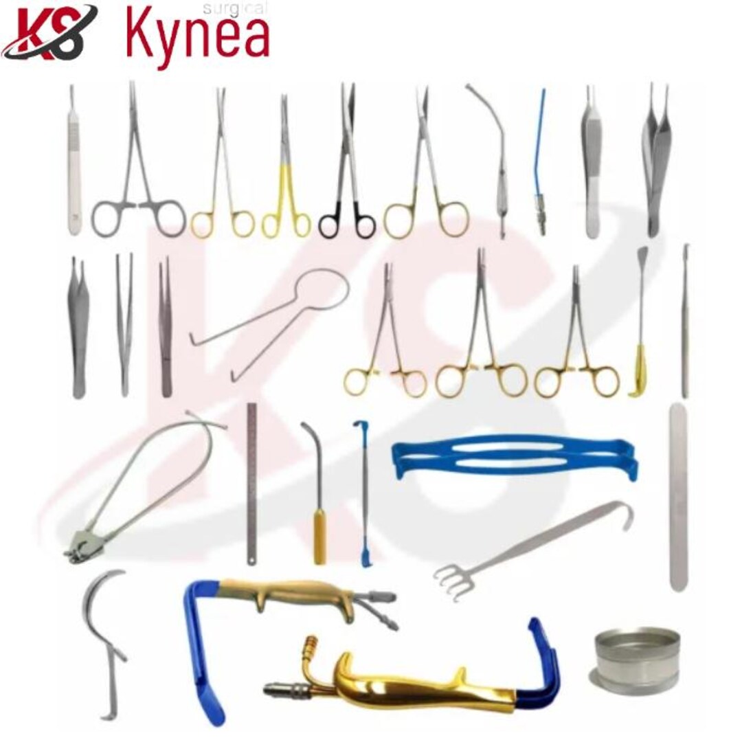 Breast Augmentation Set, Breast Surgery Instruments Set of 38 Pcs High ...