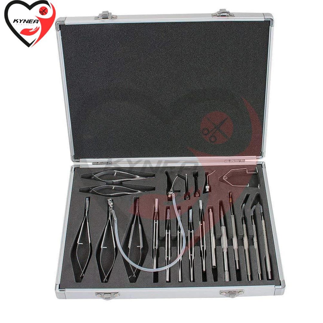 Ophthalmic Cataract Eye Micro Surgery Surgical Instruments SET Kit 21 ...