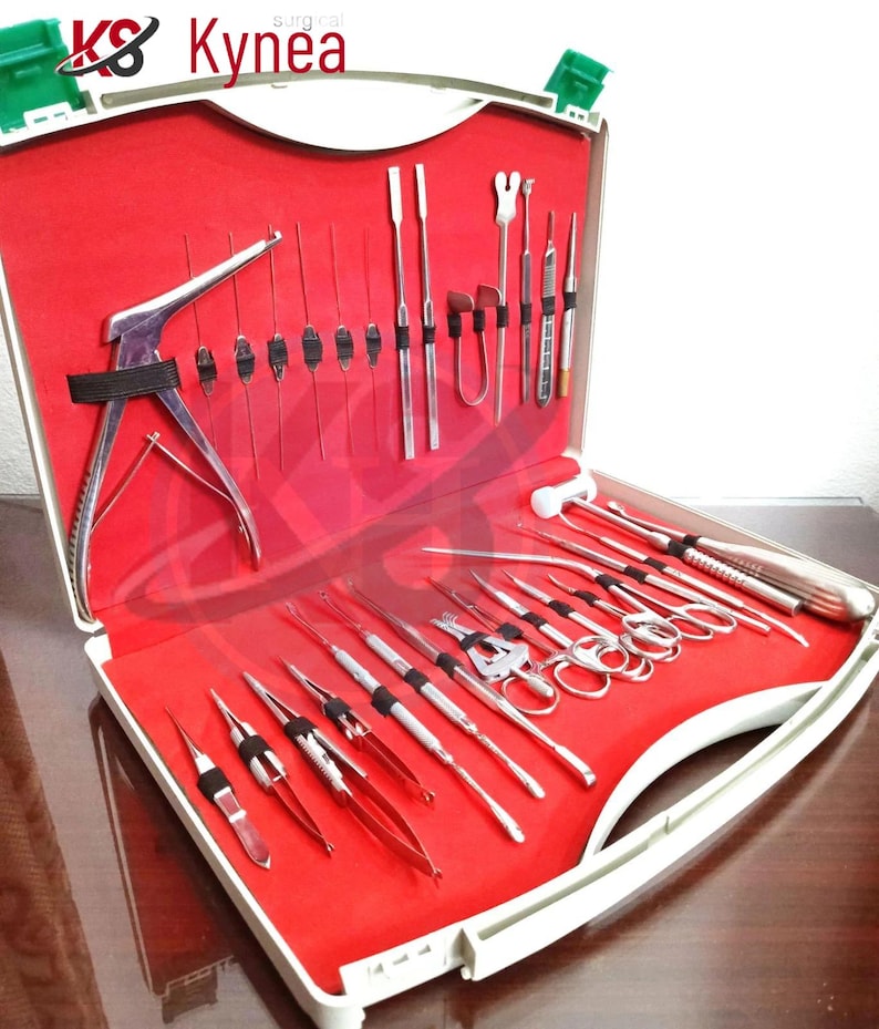 DCR Surgery Instruments Set Stainless Steel 31-pcs With Plastic Box ...
