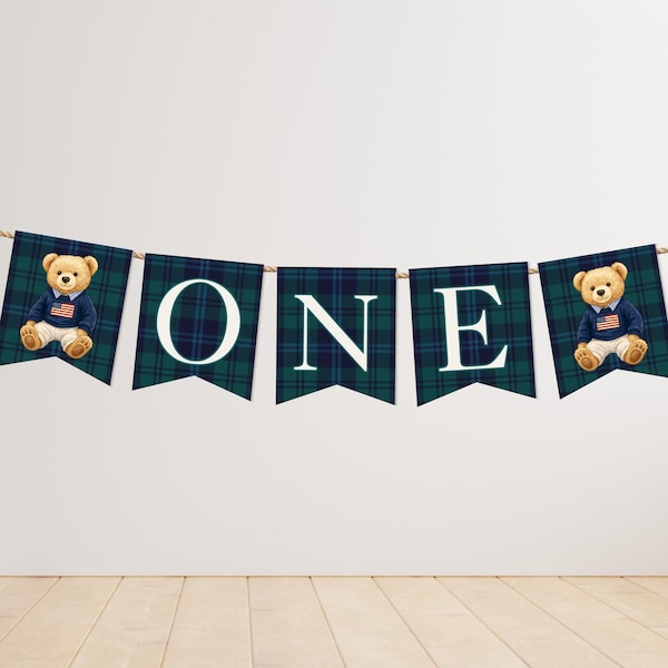 Plaid Bunting Banners - Etsy