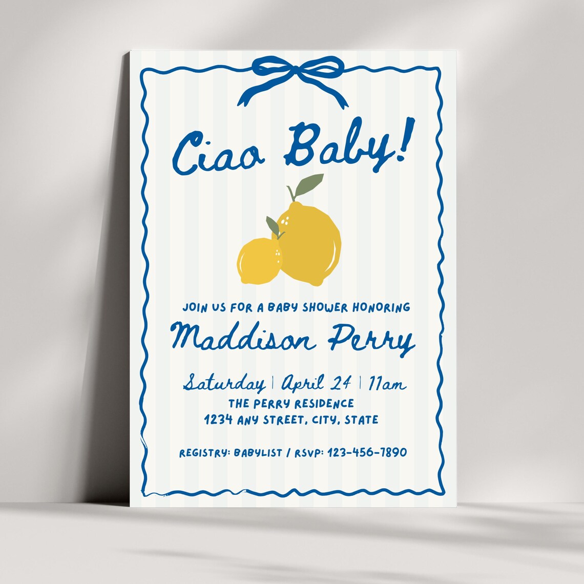 Ciao Baby Shower Welcome Sign, Ciao Bambino/bambina, Italian Baby ...