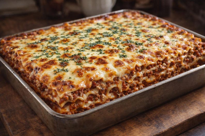 Classic Lasagna Recipe Card – Easy Comfort Food PDF - Etsy