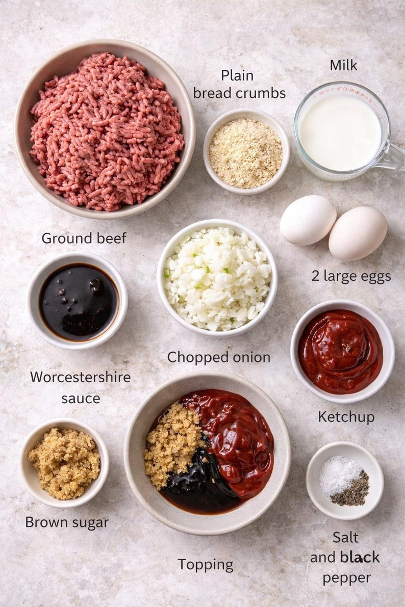 Classic Meatloaf Recipe Card (printable PDF) - Etsy