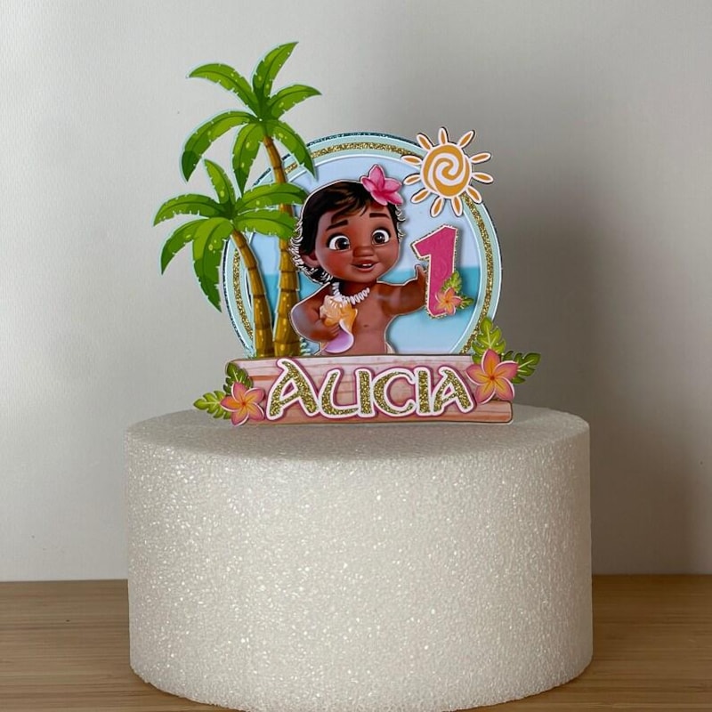 Baby Moana Topper Cake - Etsy