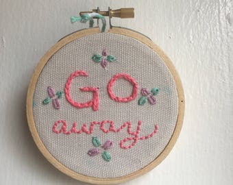 Snarky embroidery | Etsy