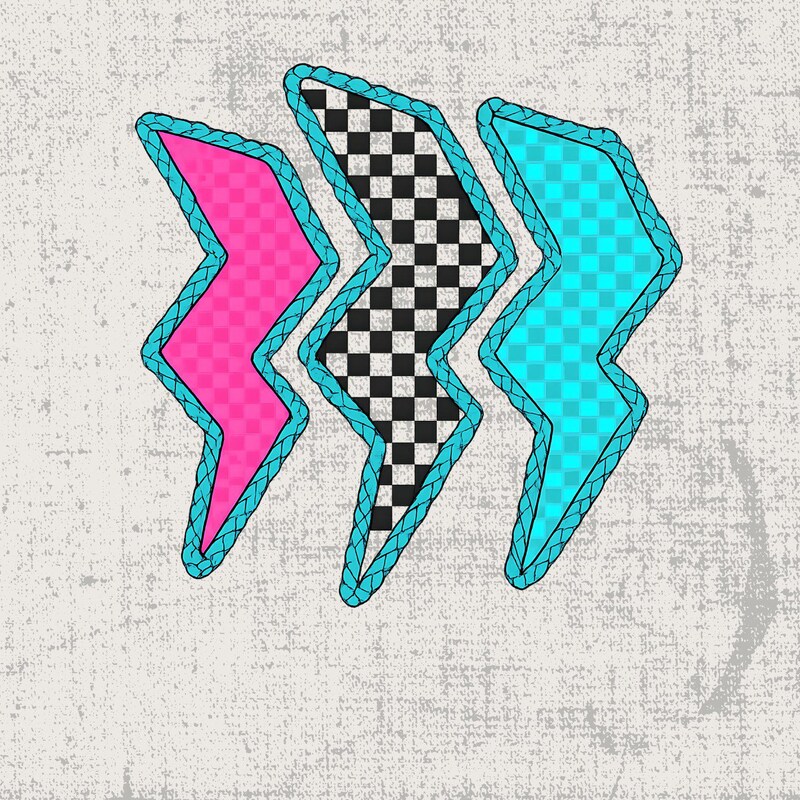 80s Lightning Bolt - Etsy