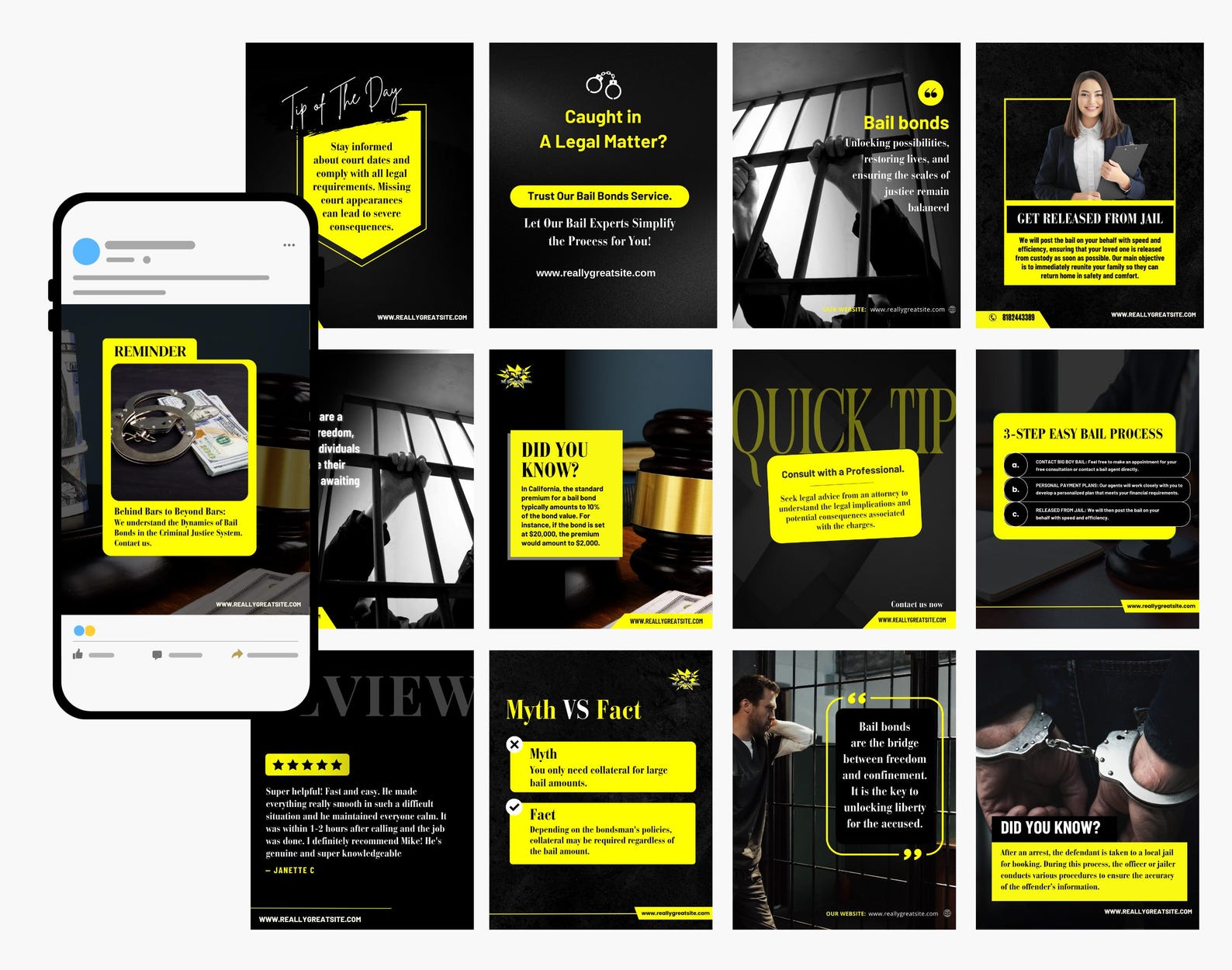 Bail Bonds Services Canva Templates, Fast Bail Bonds Agent, Bail ...