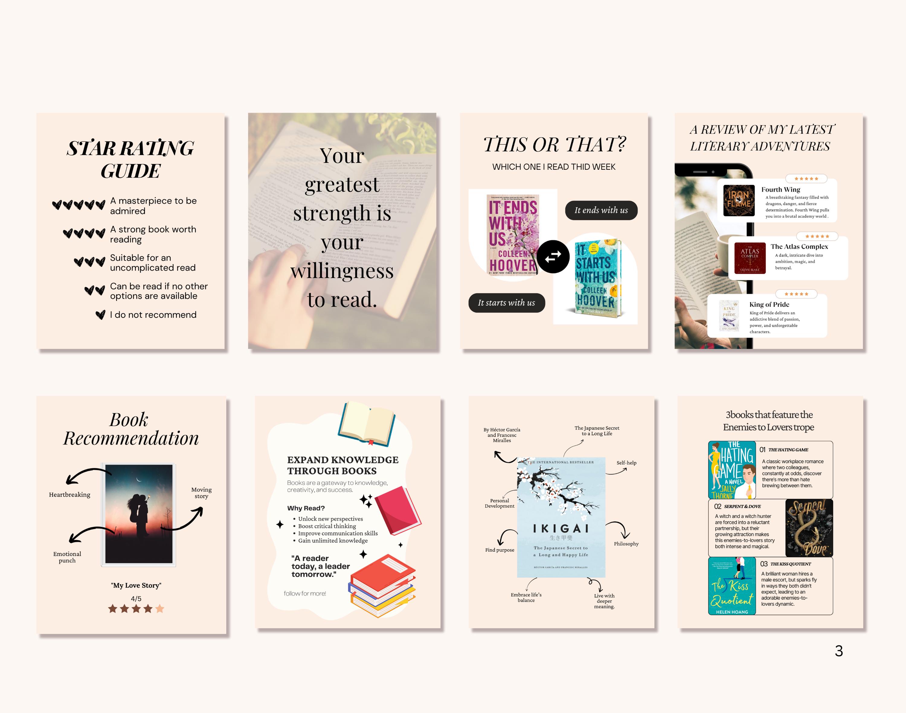 Bookstagram Book Review, Book Trope, Author Instagram Book Marketing ...