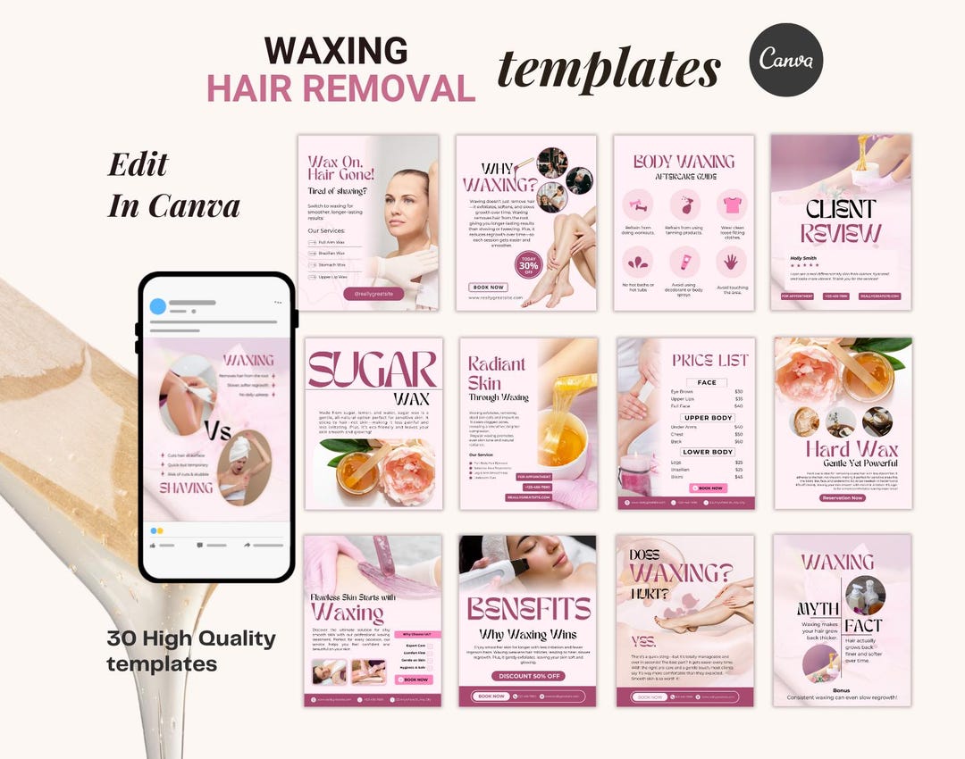 Waxing Hair Removal Services, Full Body, Brazilian Wax, Wax Specialist ...