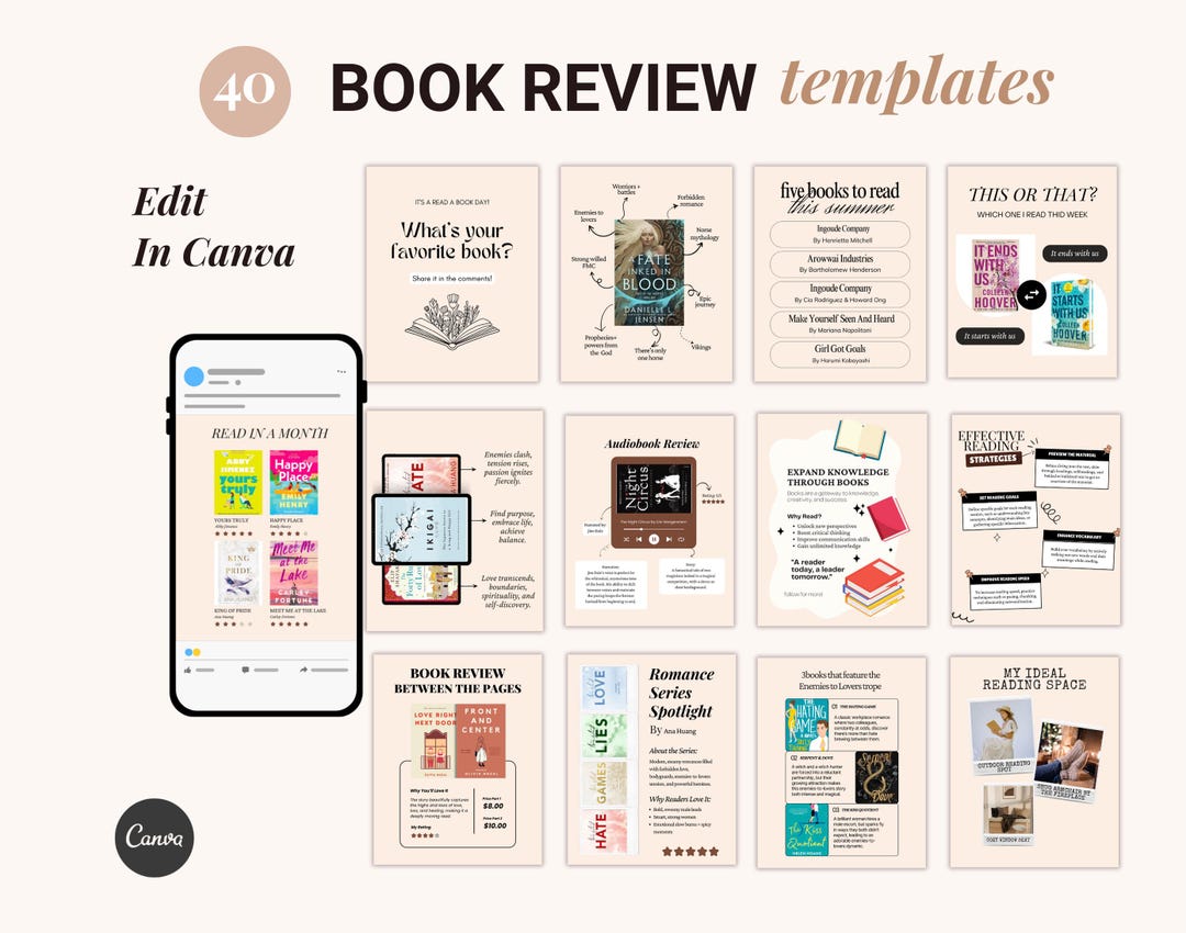Bookstagram Book Review, Book Trope, Author Instagram Book Marketing ...