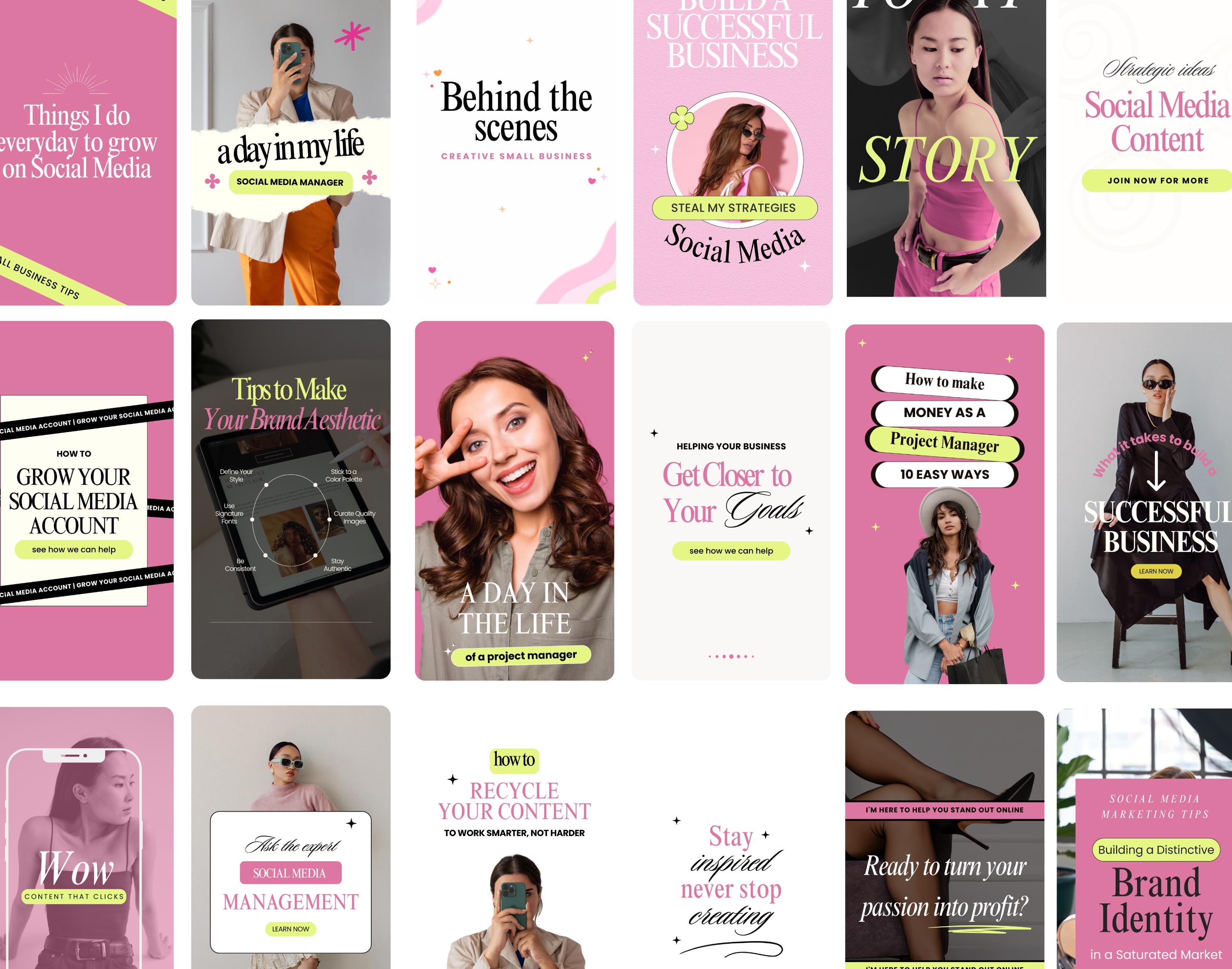 Bold Reel Cover & Story, Ecommerce, Project Manager, Social Media ...