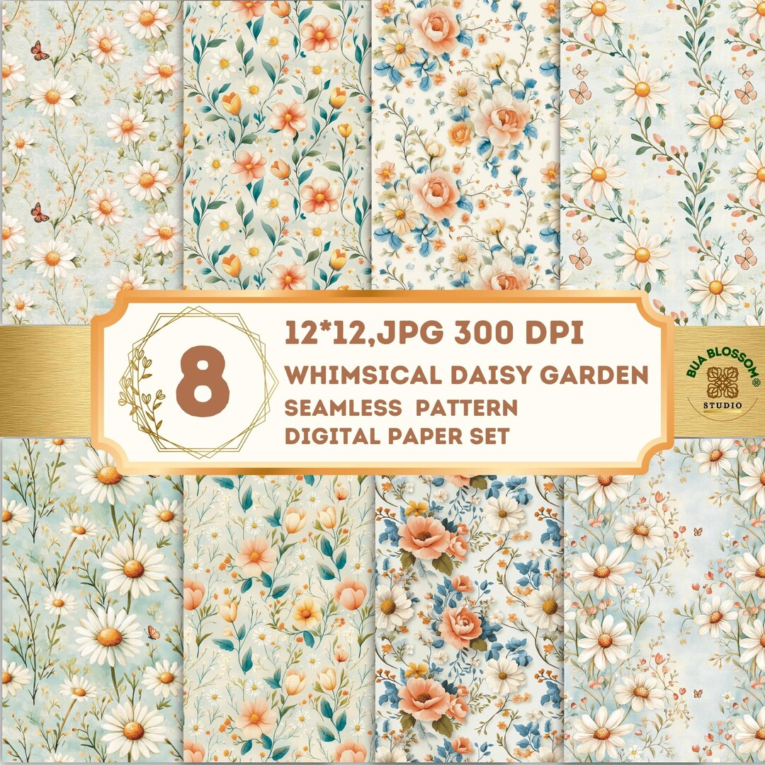 Spring Flower Seamless Pattern, Pastel Floral Seamless Paper, Spring ...