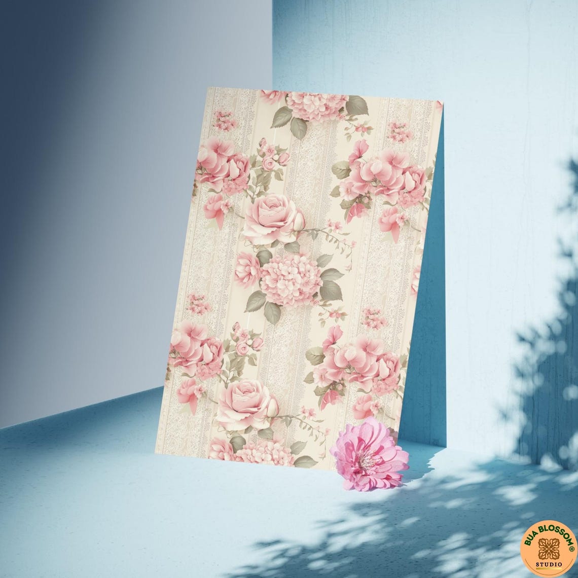 Chinoiserie Rose Lace Seamless Pattern, Coquette Bow Rose Seamless ...