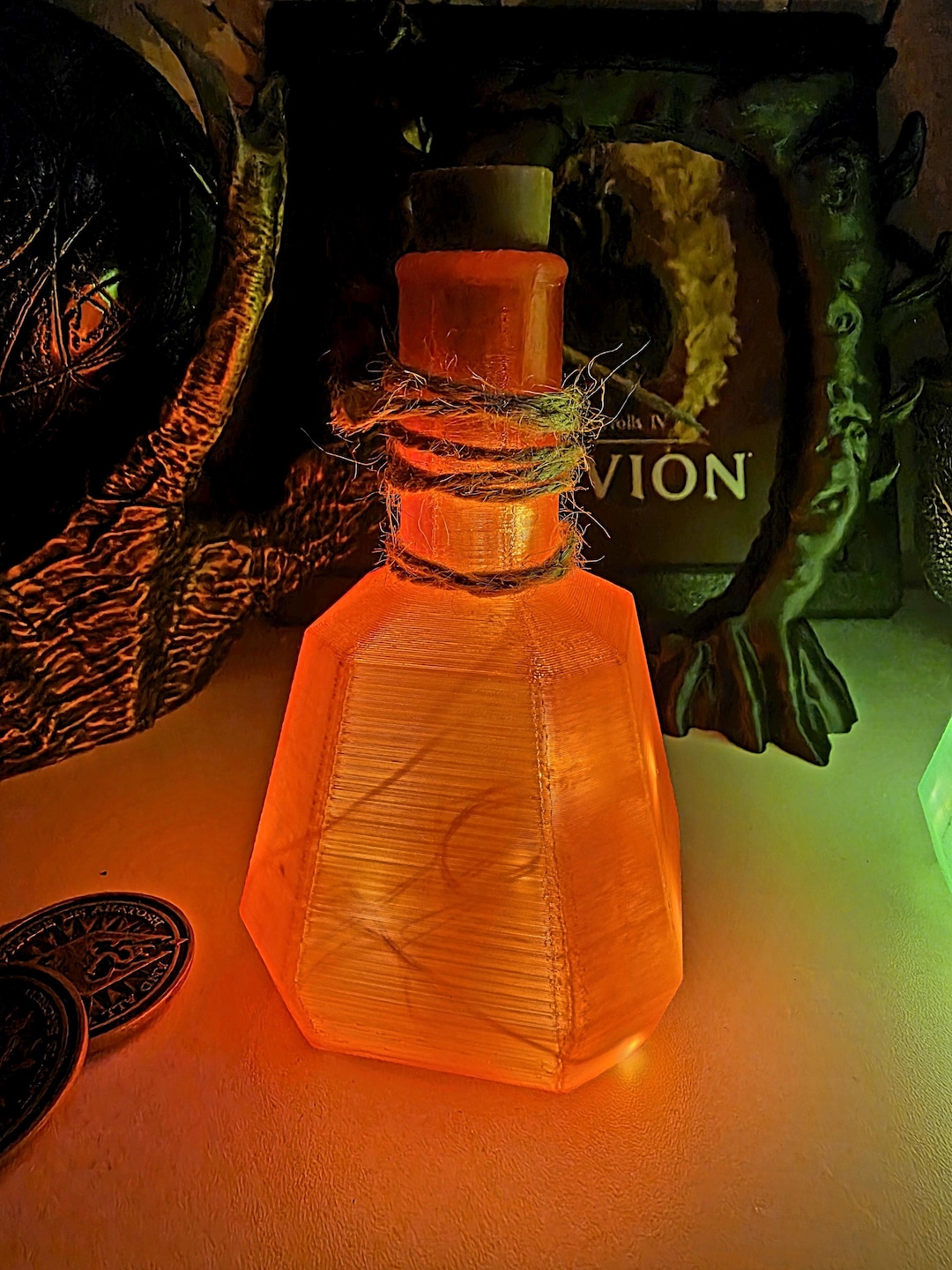 Skyrim Potion Glow Bottles – Health, Stamina & Magicka – Battery ...