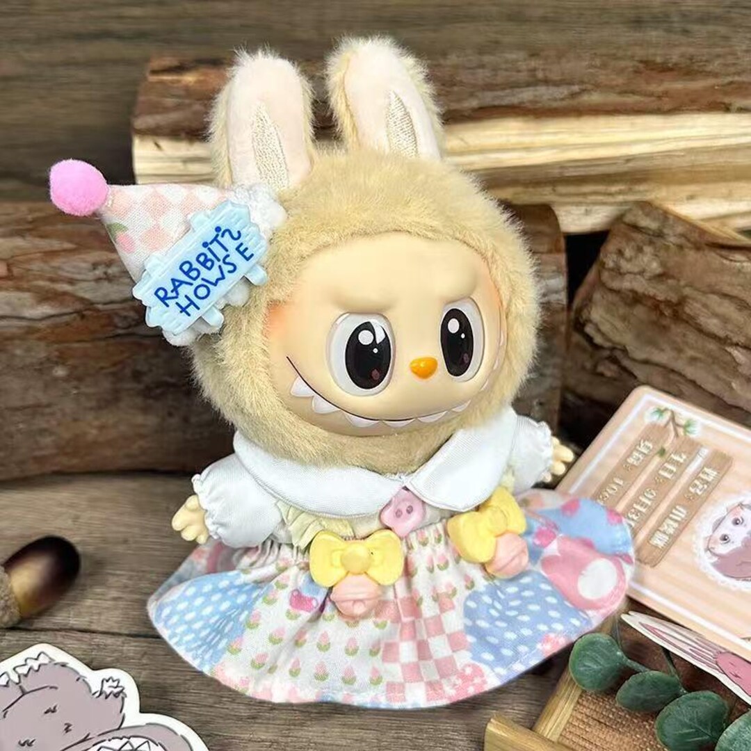 Labubu Colorful Dress Outfit – Cute Labubu Doll Clothes Set With ...