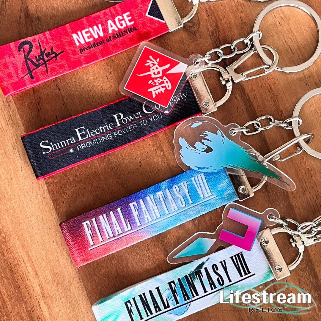 Final Fantasy VII - Lanyard Keychain With Acrylic Charm - Remake ...