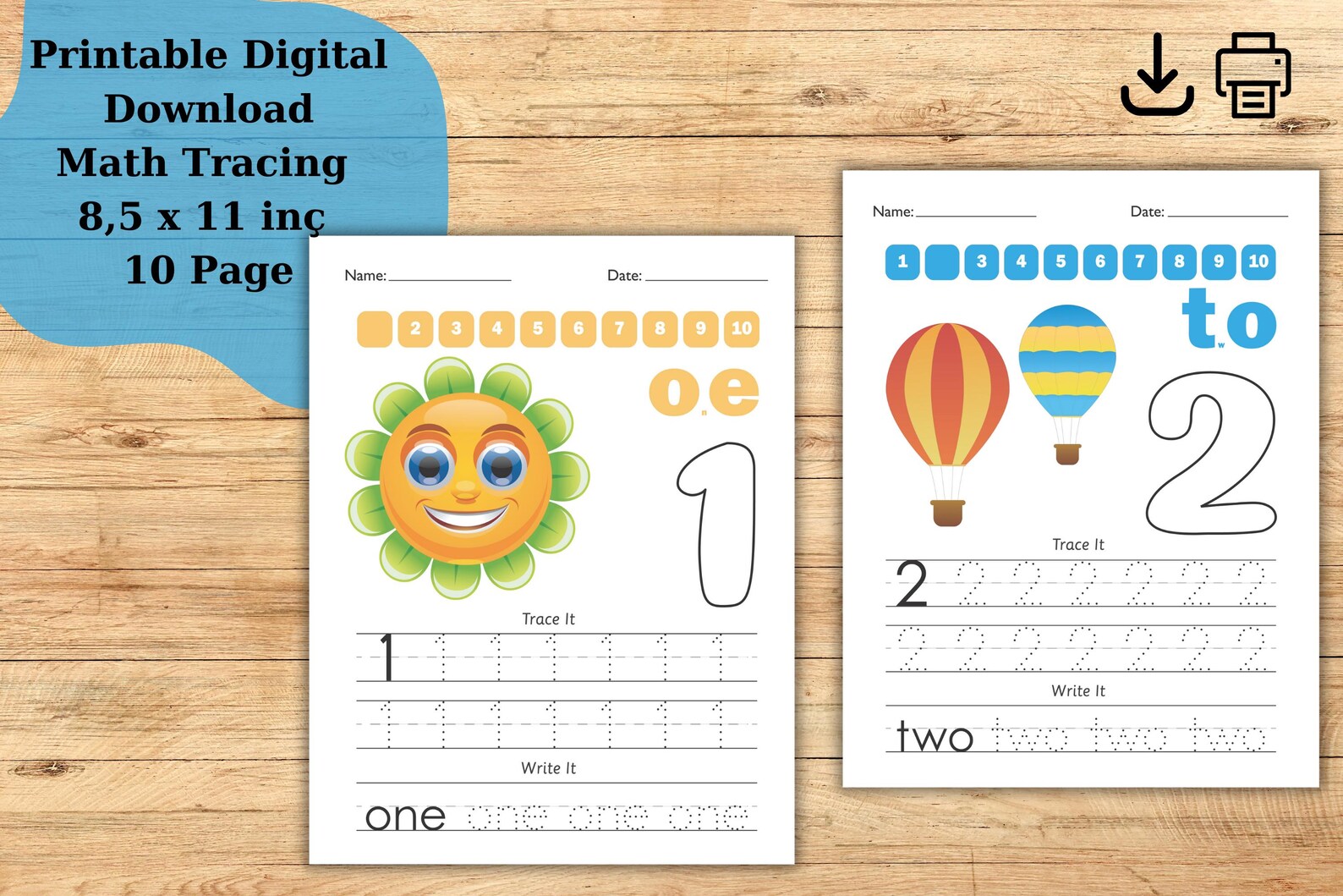 Kindergarten Printables,preschool Worksheets, Kindergarten Math ...