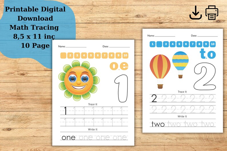 Kindergarten Printables,preschool Worksheets, Kindergarten Math ...