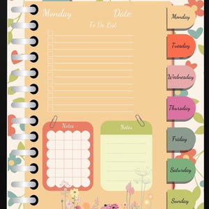 Hyperlinked Planners, Tablet Digital Planner, Digital Download Planner ...