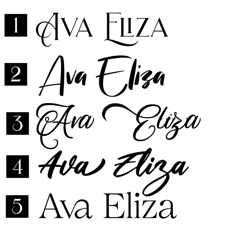 Custom Name SVG Bundle, Multiple Fonts, Ready-to-use Names, Cricut ...