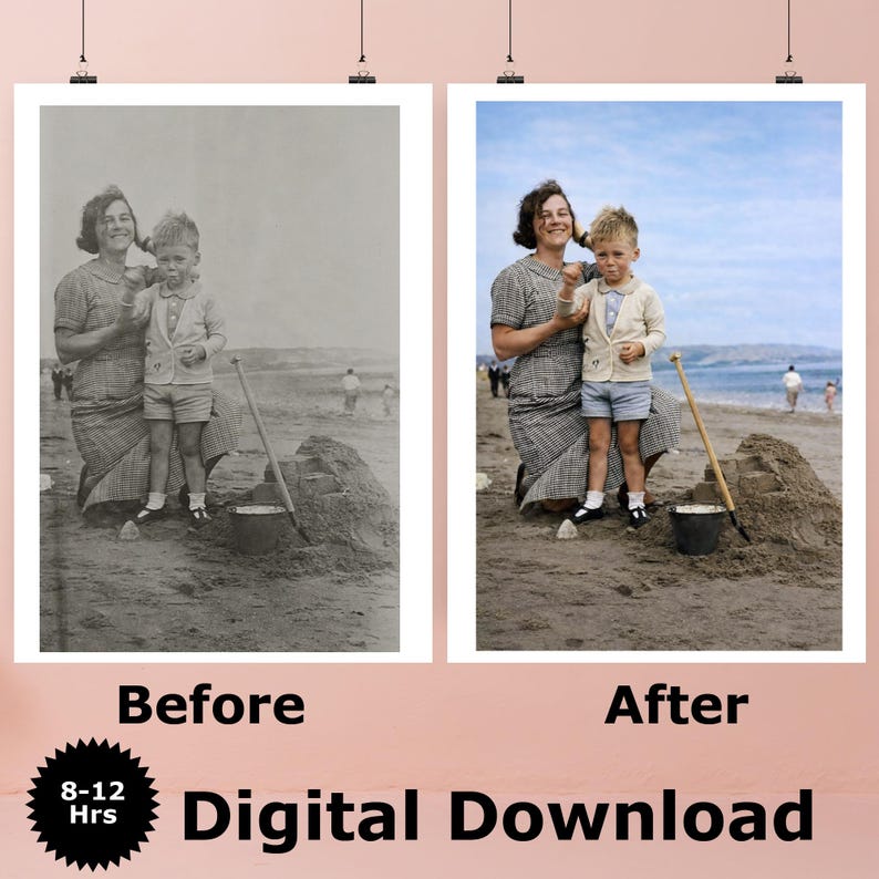 Old Photo Restoration Service, Digital Repair, Colorization, Ai Photo ...