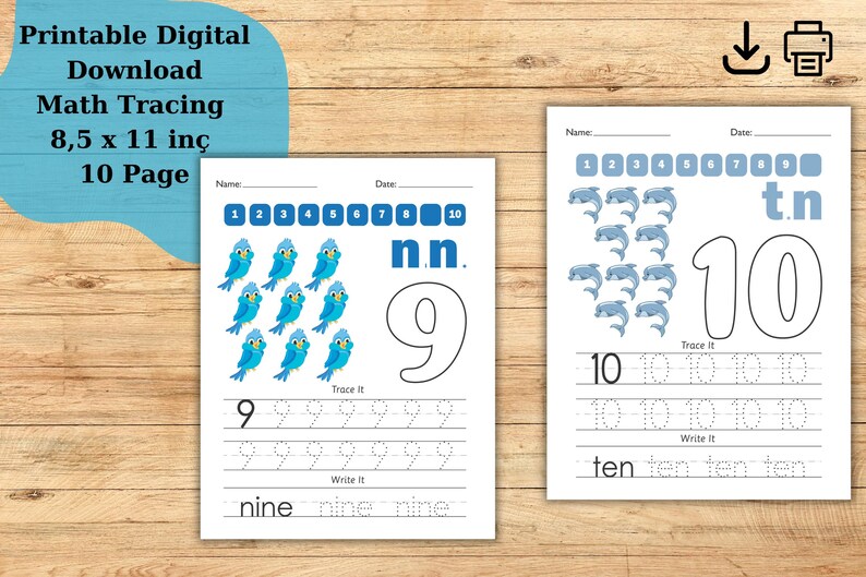 Kindergarten Printables,preschool Worksheets, Kindergarten Math ...