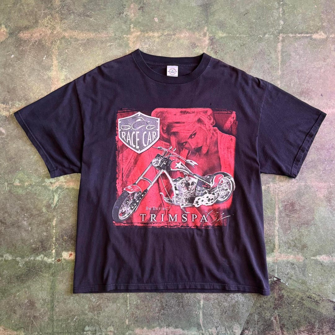VTG Orange County Choppers Anna Nicole Smith Trimspa Race Car Faded BLK ...