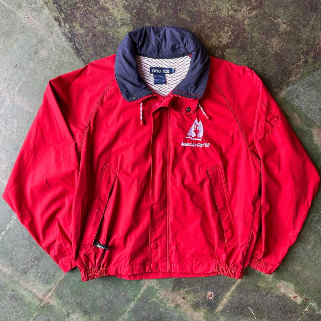 1992 Nautica Americas Cup Jacket Large - Etsy