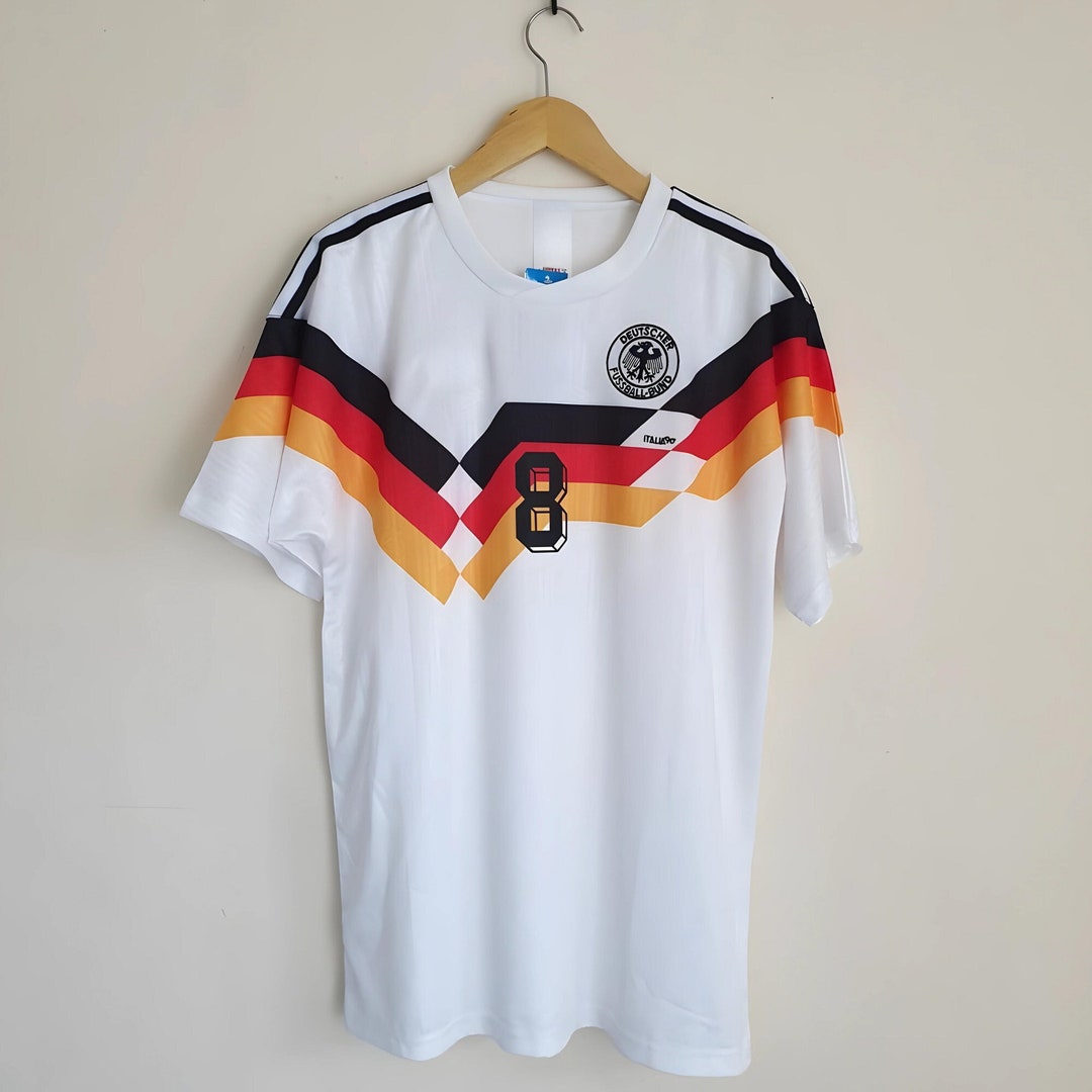 1990 Germany Retro Soccer Football Jersey Germany Retro Jersey Germany ...