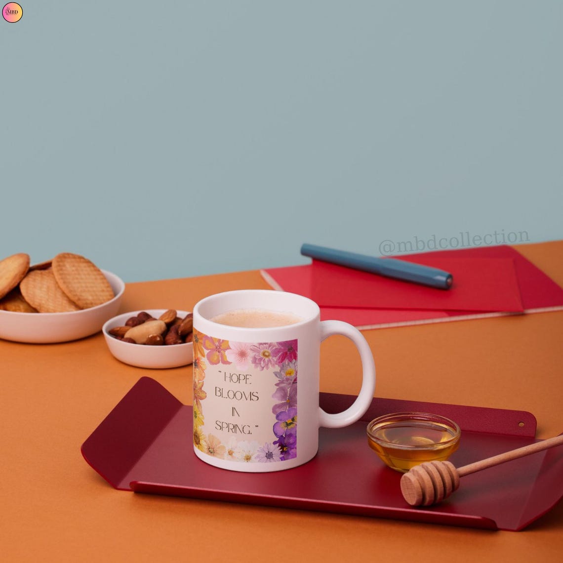 Spring Themed Digital Design, Printable for Pillow, Mug, T-shirt, Bag ...