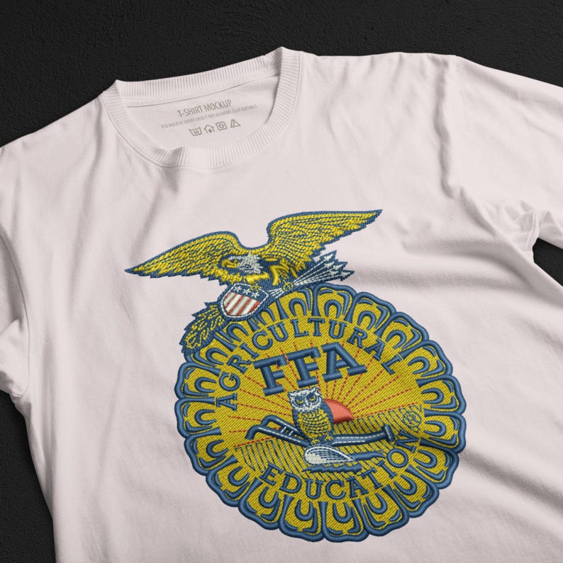 FFA Emblem Embroidery Design | Future Farmers of America Logo ...