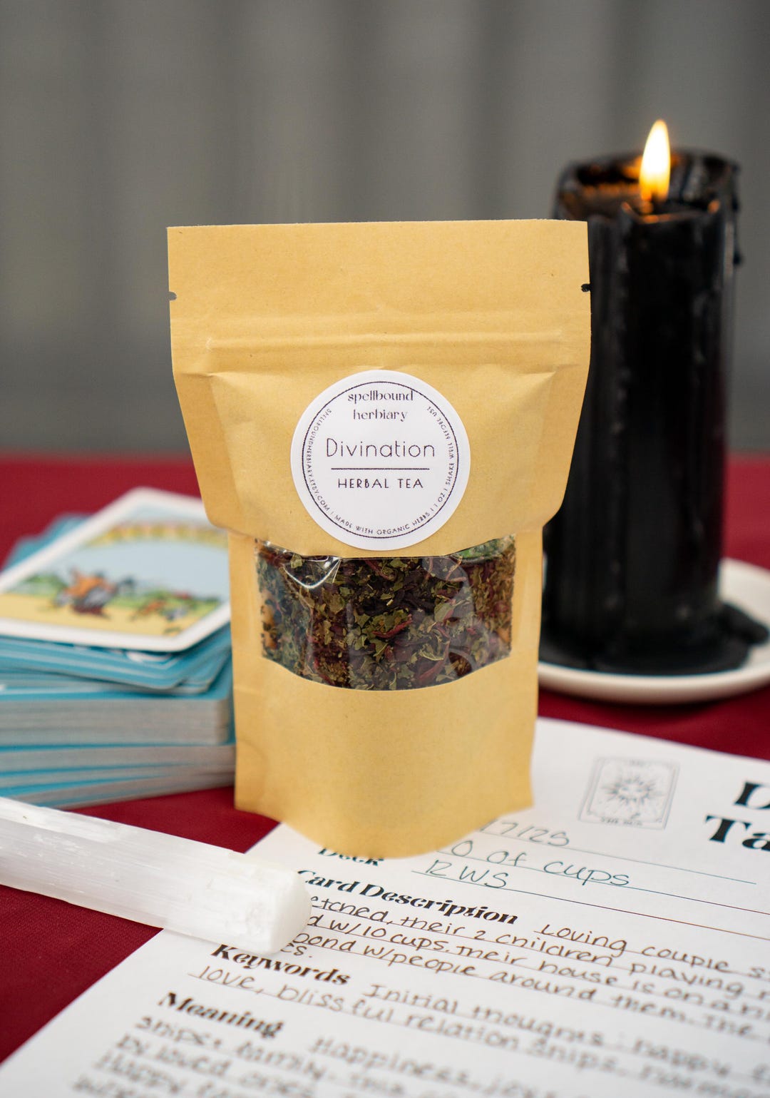 Divination Herbal Ritual Loose Leaf Caffeine Free Organic Hibiscus ...