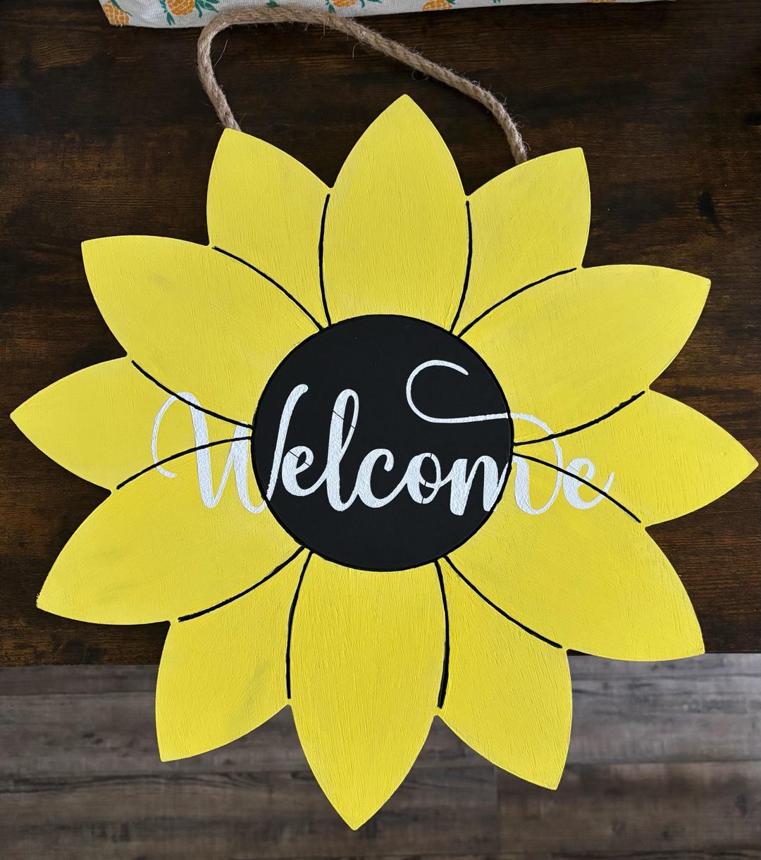 Welcome Sign-select Color and Secondary Color for Lettering. - Etsy
