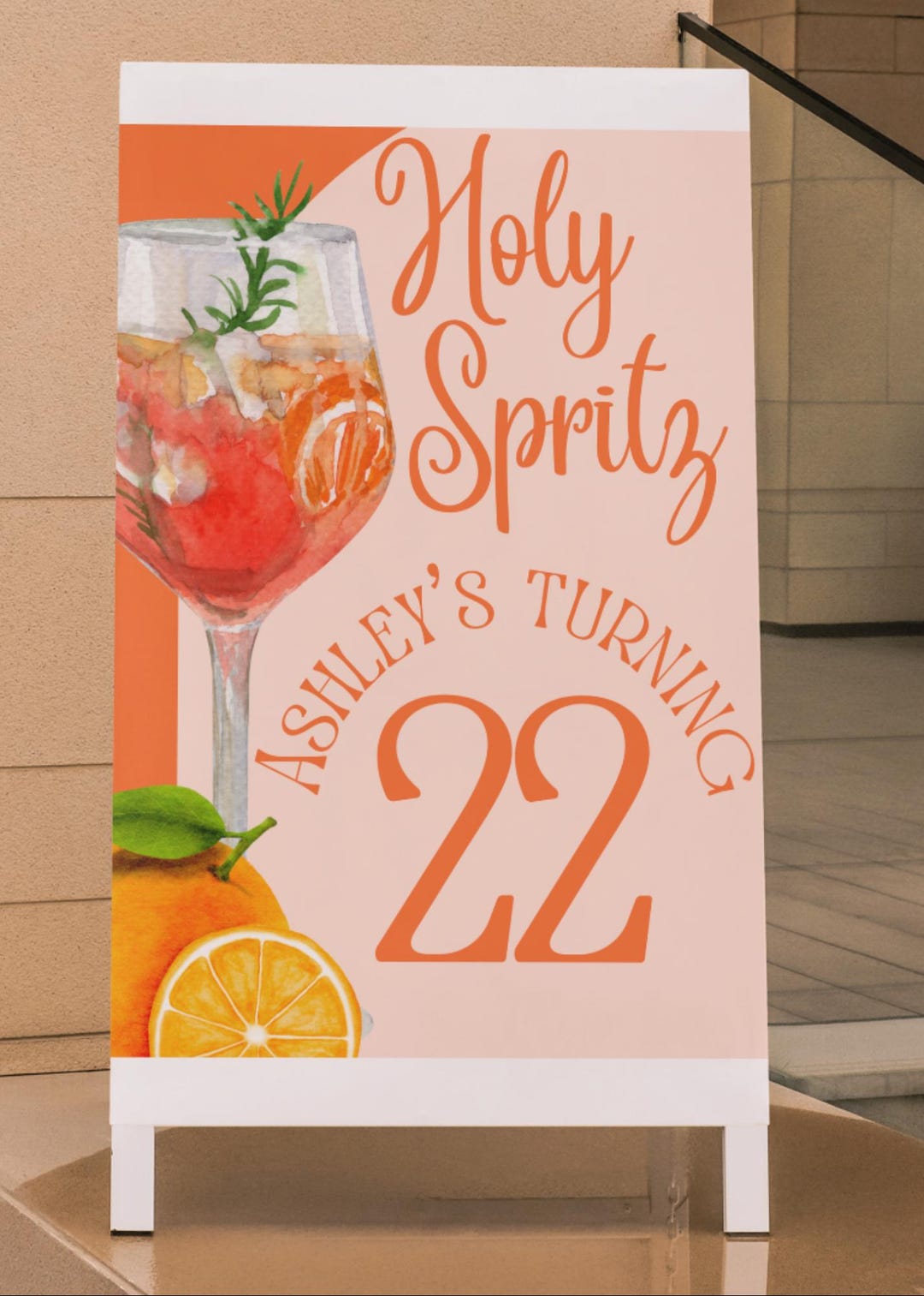 Aperol Spritz | Holy Spritz Birthday Sign! | Digital Download - Etsy