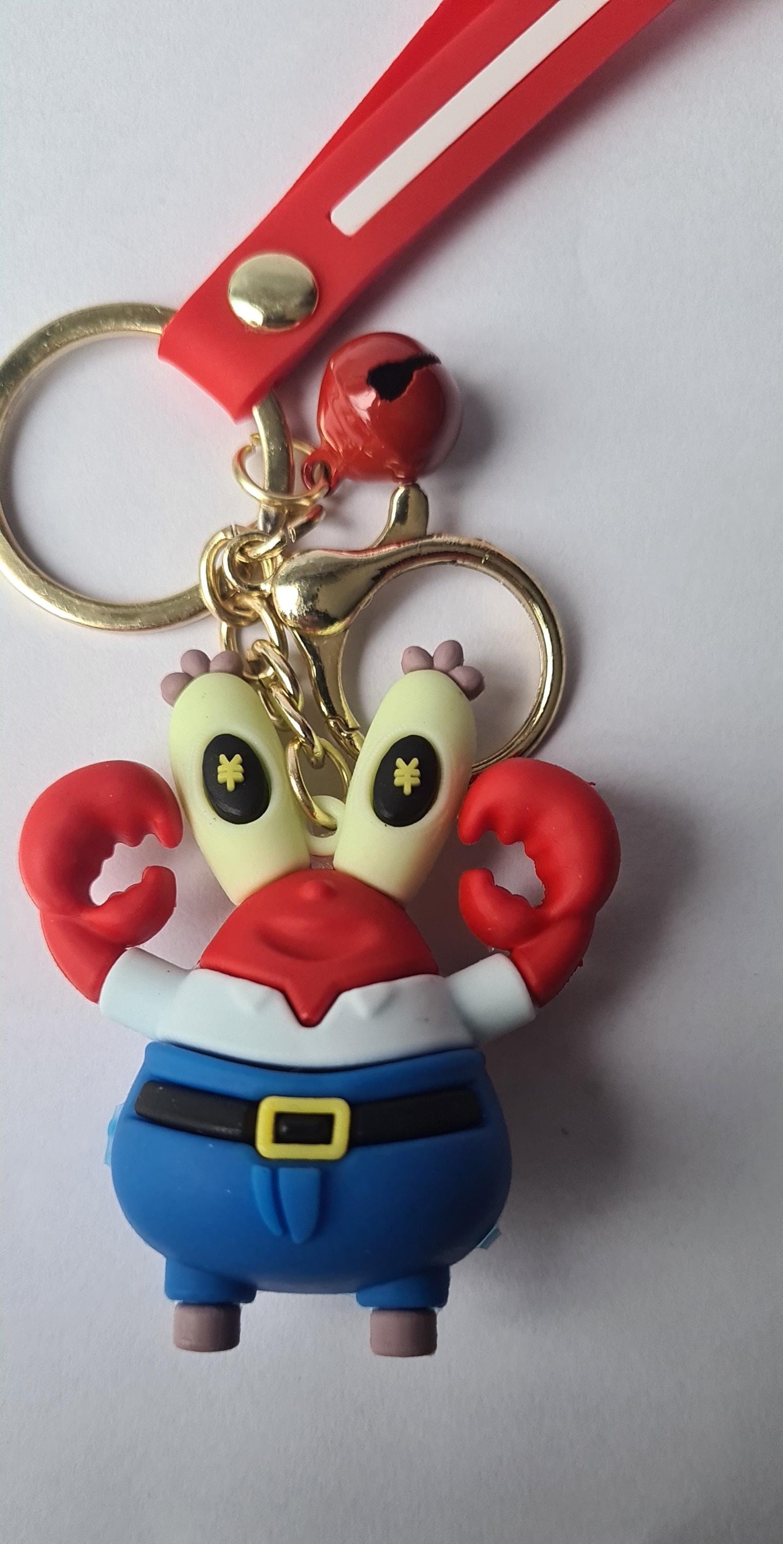 Spongebob Squarepants, Mr Krabs Keyring - Etsy