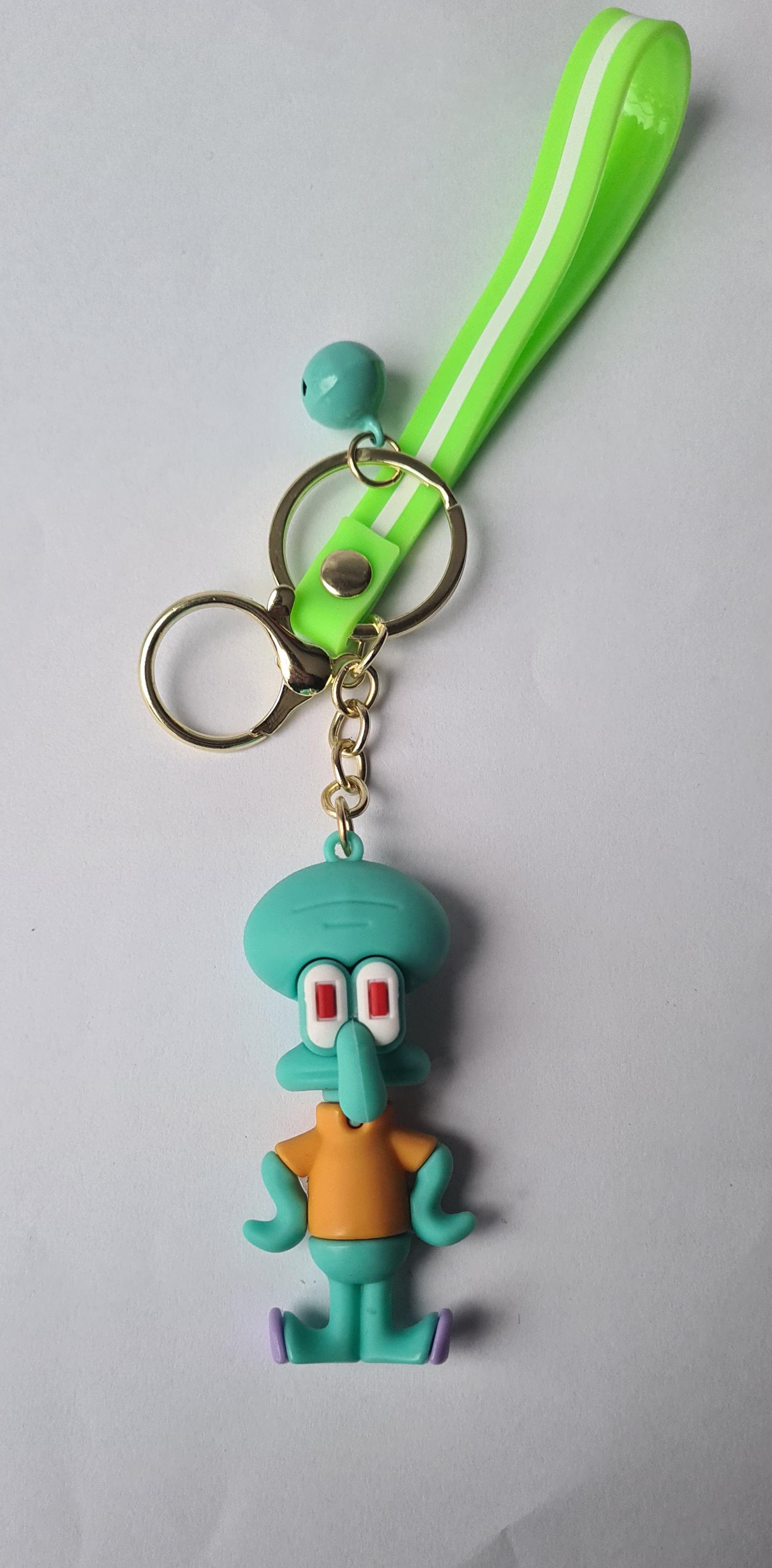 Spongebob Squarepants Squidward Tentacles Keyring - Etsy