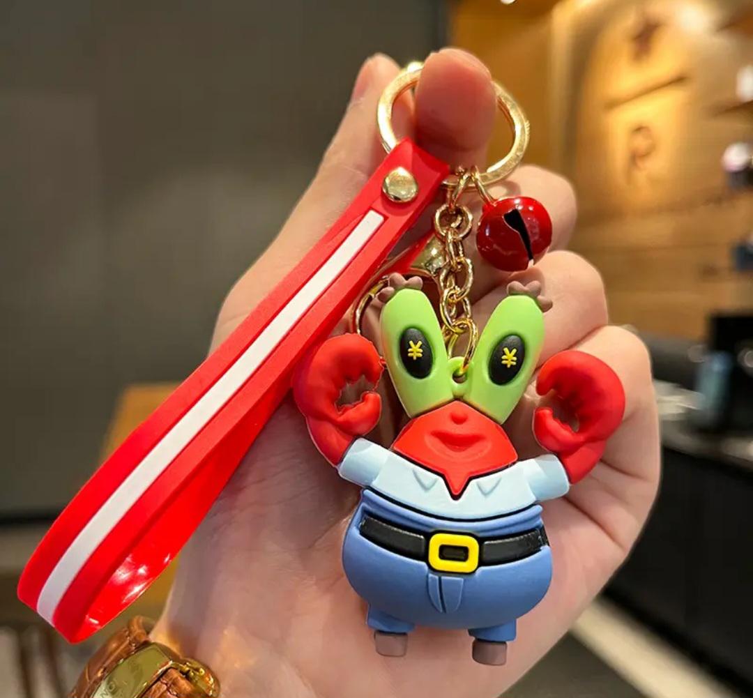 Spongebob Squarepants, Mr Krabs Keyring - Etsy