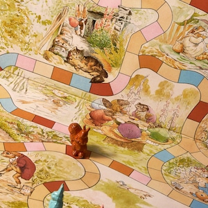 Peter Rabbit Vintage Board Game Beatrix Potter's Peter Rabbit Race Game ...