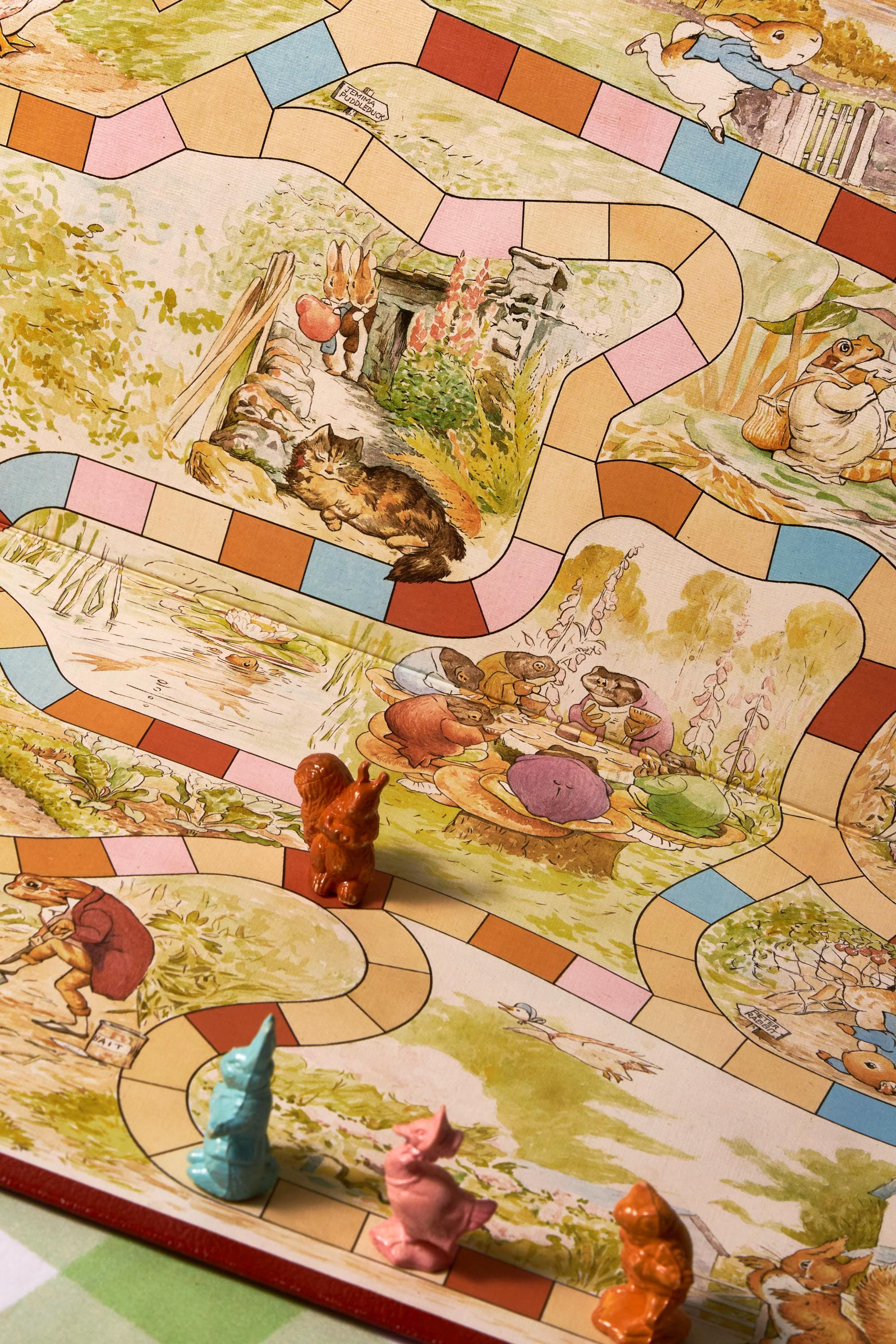 Peter Rabbit Vintage Board Game Beatrix Potter's Peter Rabbit Race Game ...