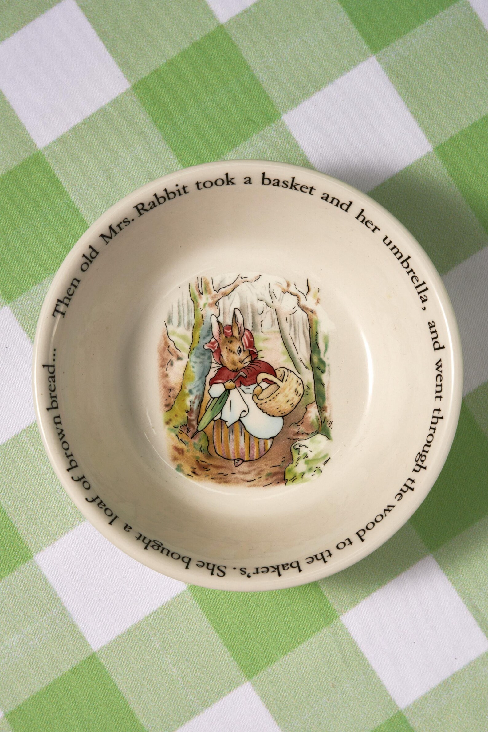 Vintage Wedgewood Peter Rabbit Dish Set - in Original Box - Baby Shower ...