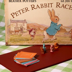 Peter Rabbit Vintage Board Game Beatrix Potter's Peter Rabbit Race Game ...